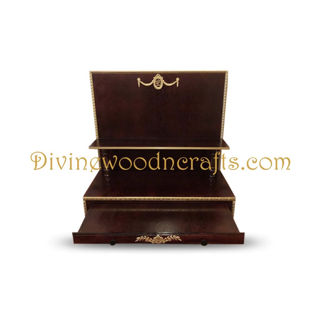 Custom Altar | 48 Inch | Handcrafted Wood Design | Divine Wood N Crafts