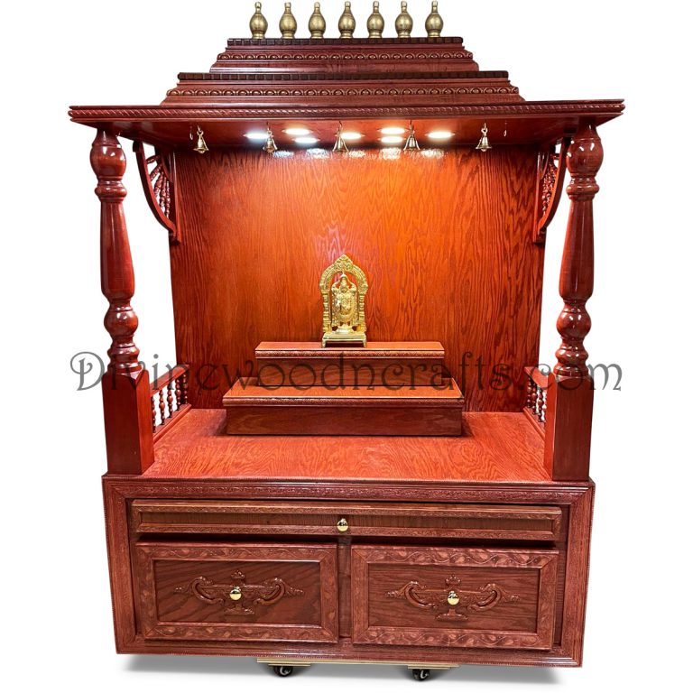 48" Custom Pooja Mandir- Open Design M #1 - Divine
